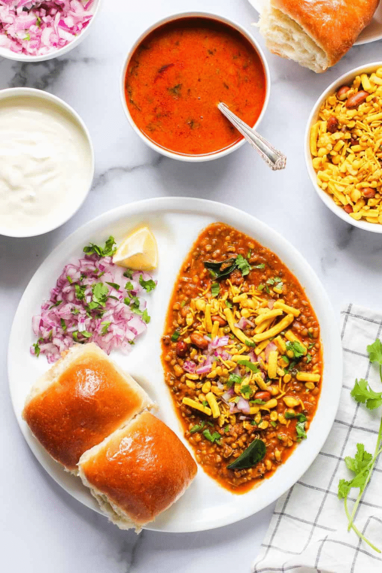 Easy Misal Pav Recipe: 6 Steps to a Spicy & Flavorful Maharashtrian ...